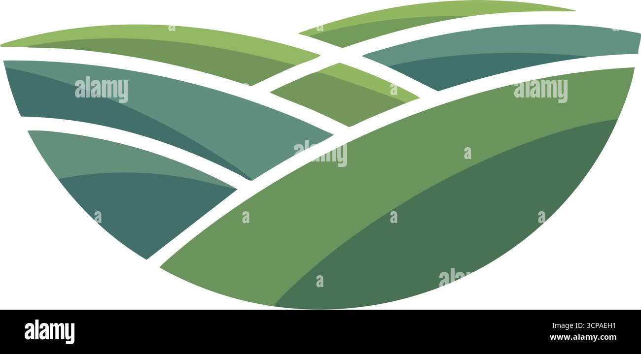 Undulating terrain Stock Vector Images - Alamy