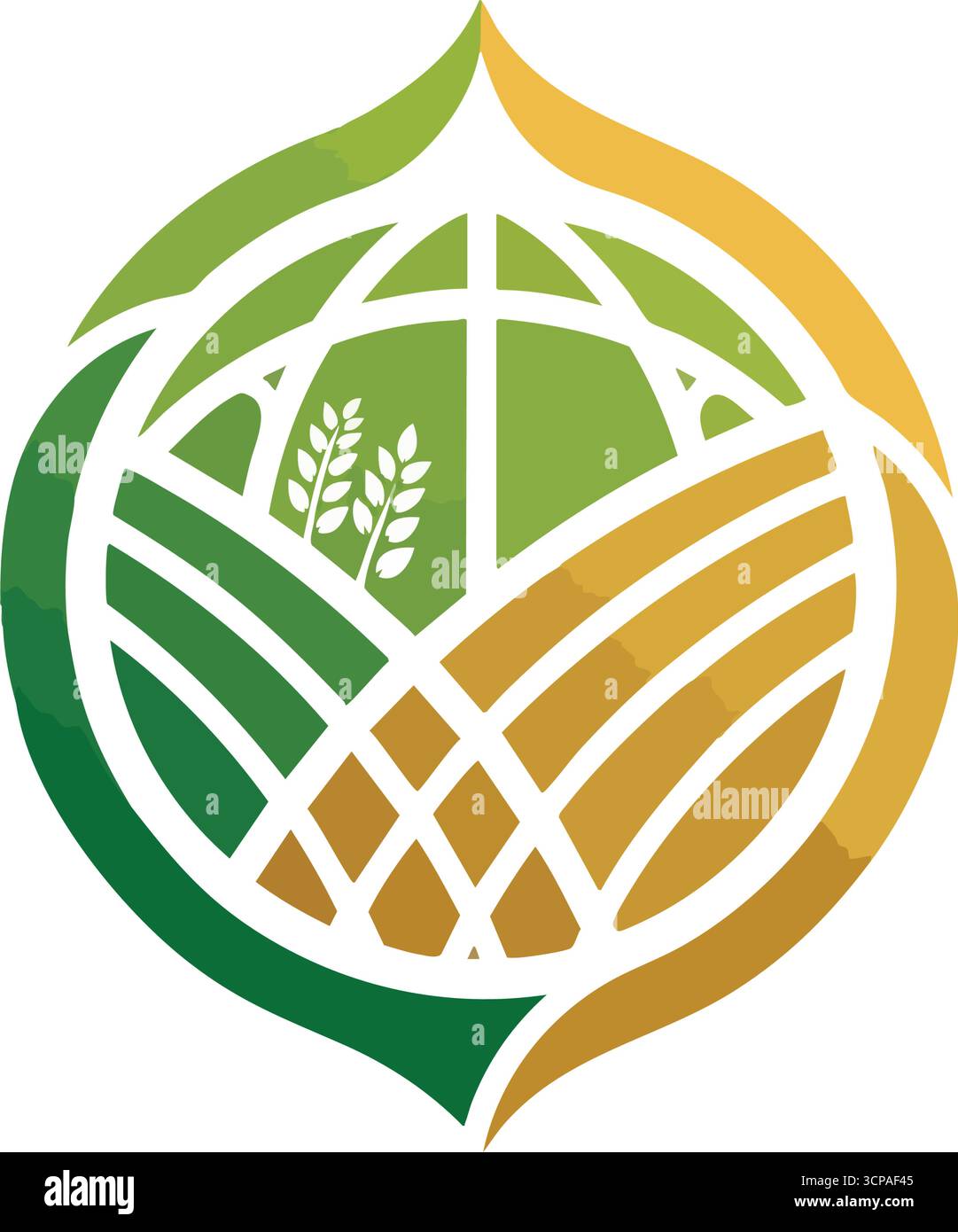 Global agriculture ecosystem symbolizing Stock Vector Images - Alamy