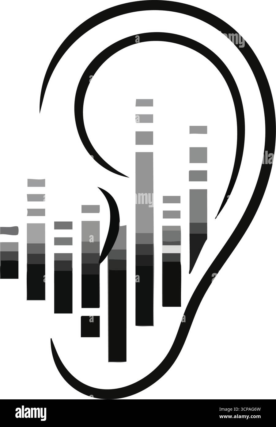 Signal bars representation Cut Out Stock Images & Pictures - Alamy