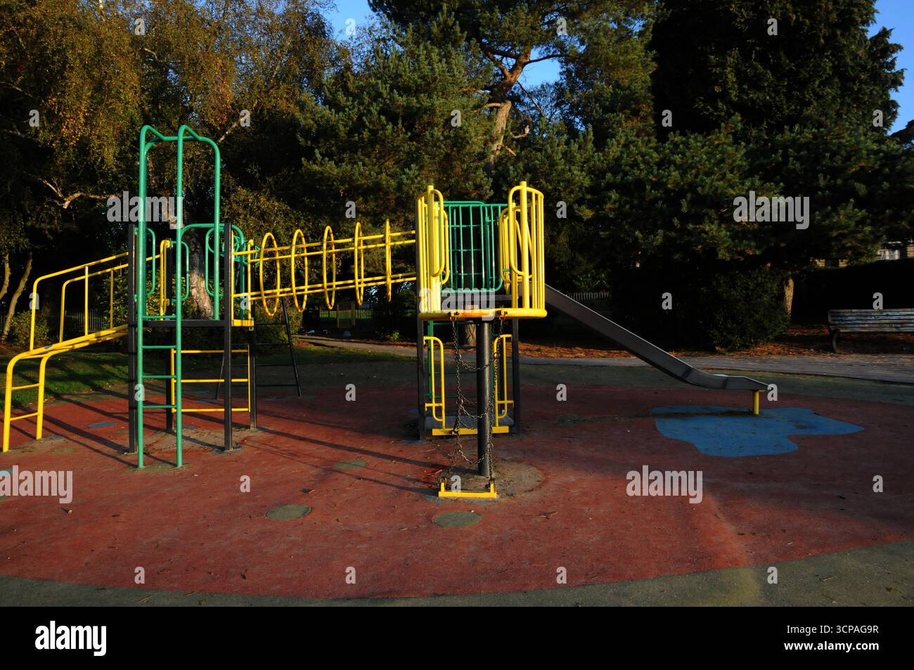 Children's Playground Rides, Graves Park, Sheffield, South Yorkshire ...