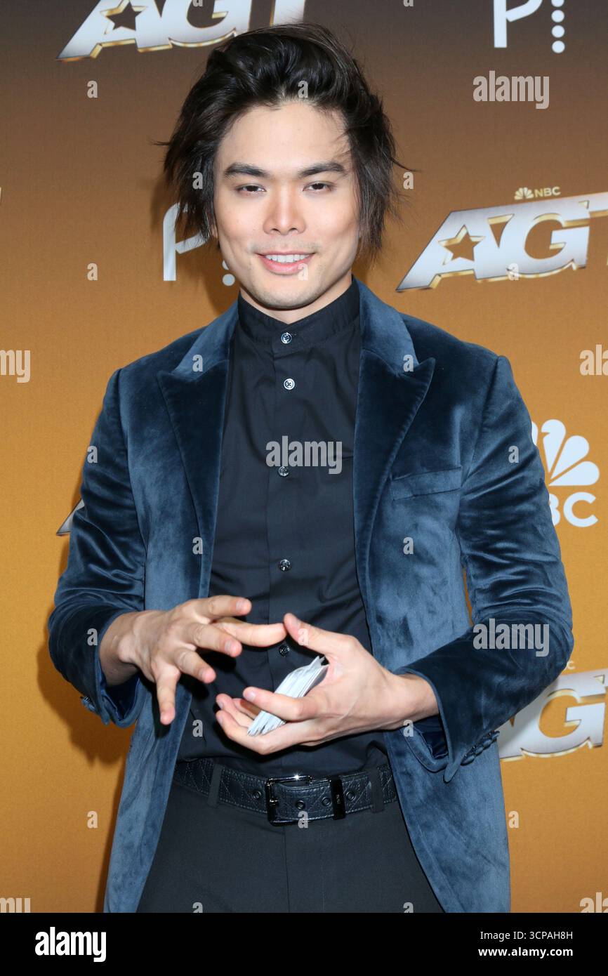 Pasadena, USA. 24, September, 2025. Pictured left to right, Shin Lim at the America's Got Talent ...