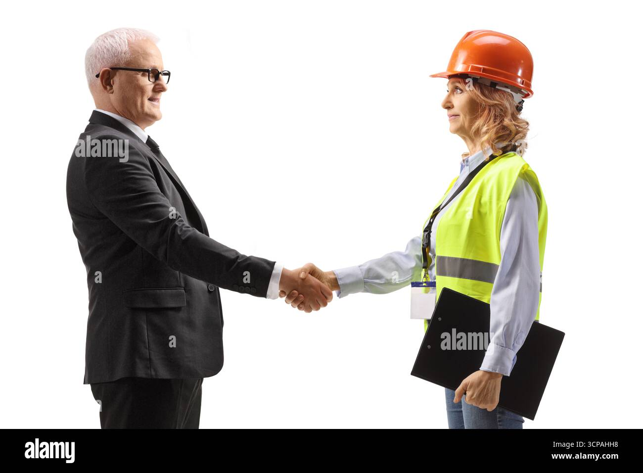 Hand construction plan isolated Cut Out Stock Images & Pictures - Alamy