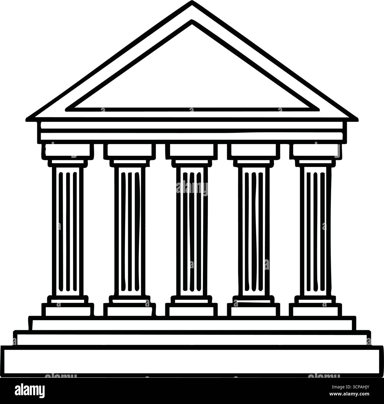 Temple of knowledge Stock Vector Images - Alamy