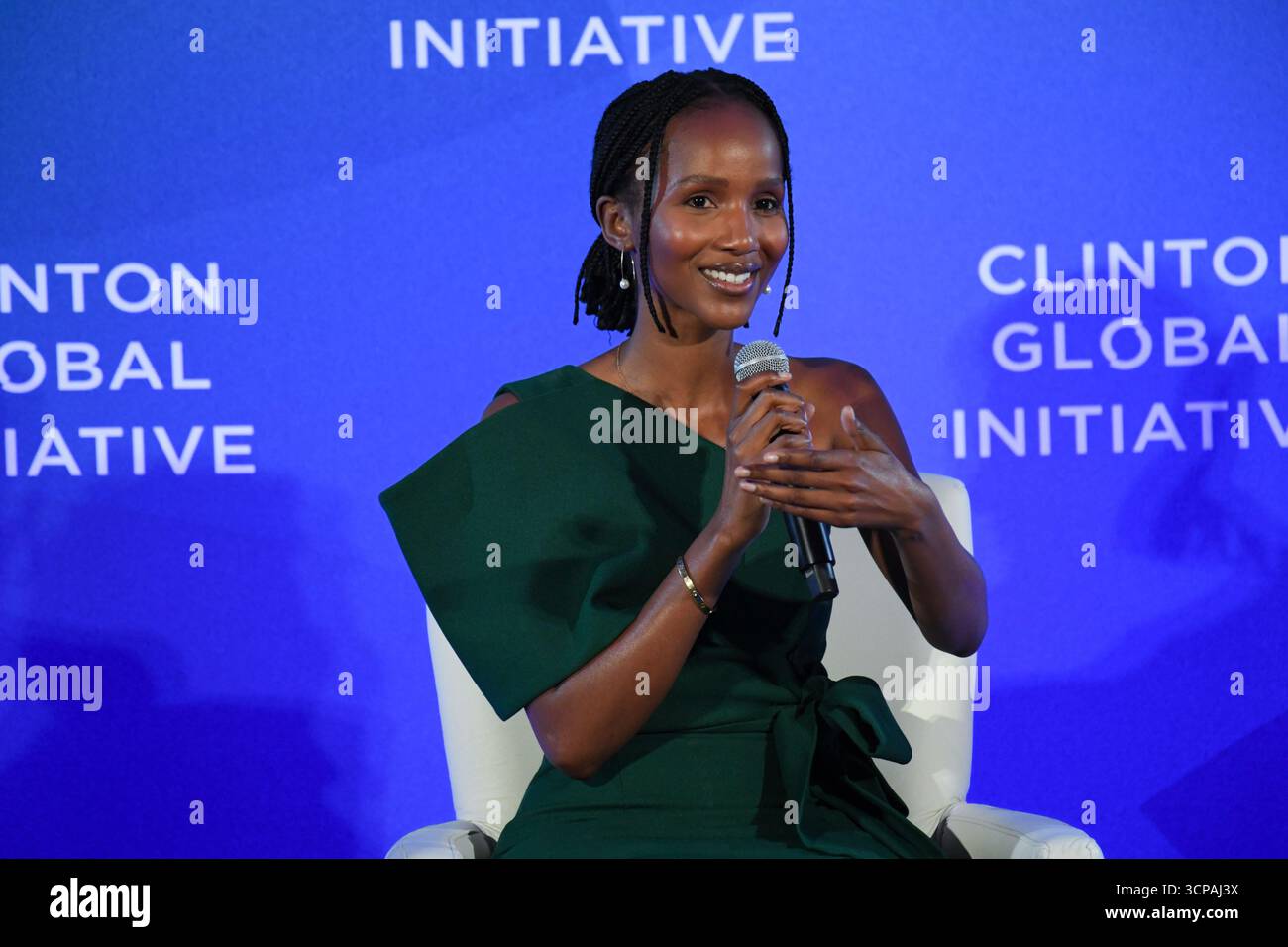 Shudufhadzo Musida onstage at the Clinton Global Initiative 2025 Annual ...