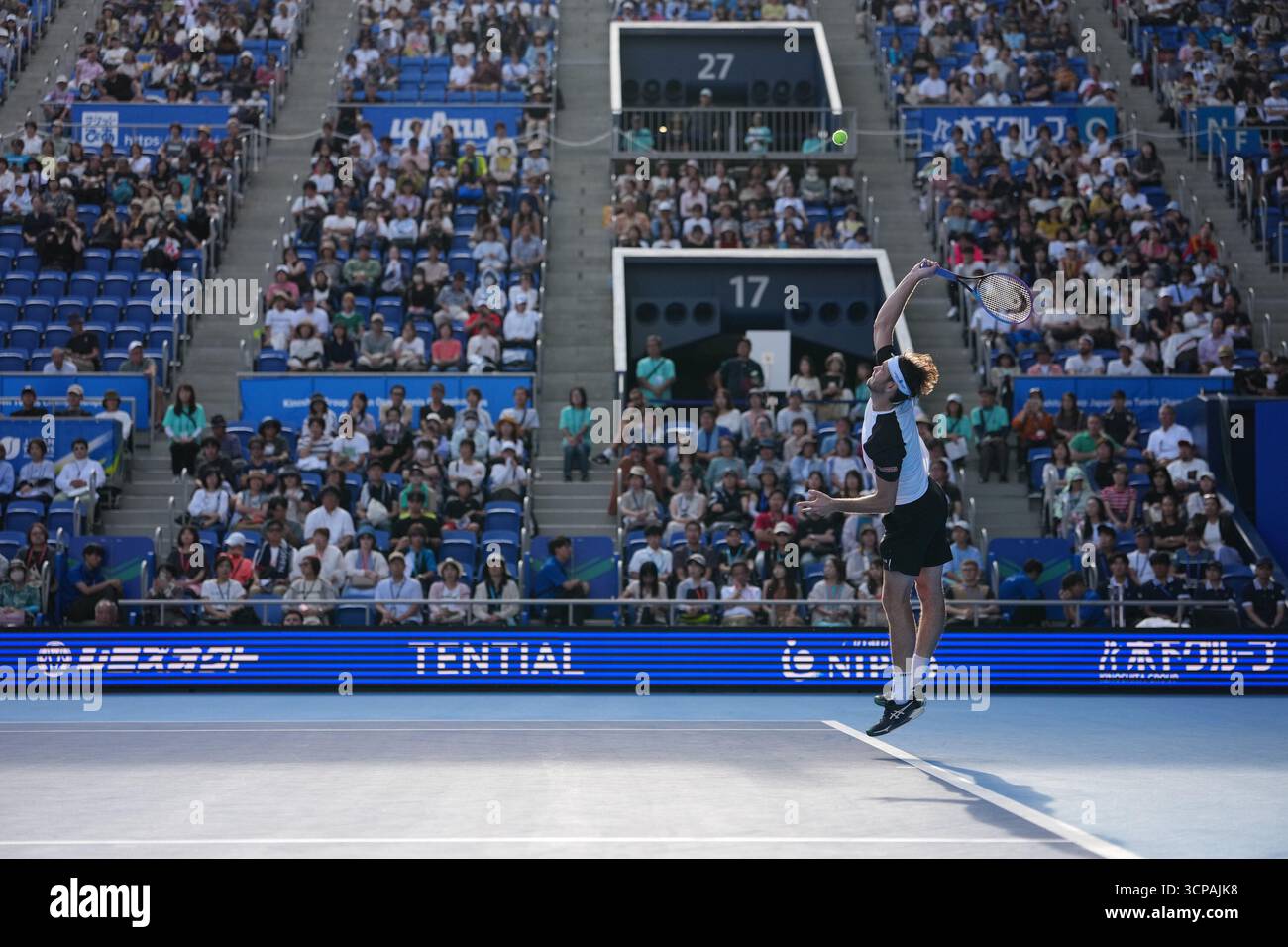 Tokyo, Japan. 25th September, 2025. Taylor Fritz of USA Beats Gabriel Diallo of canada 6-4 3-6 6 ...