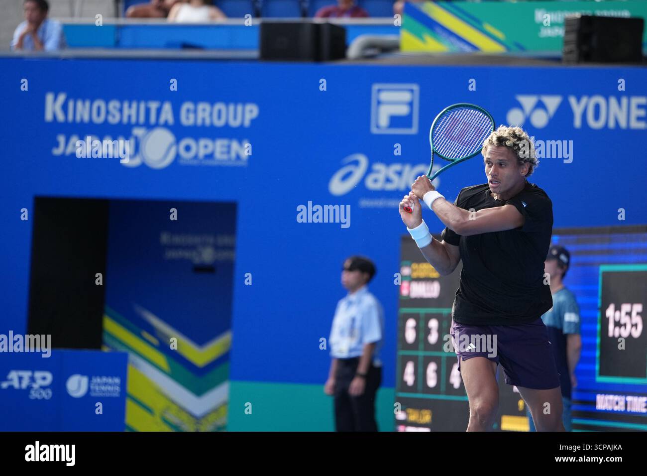 Tokyo, Japan. 25th September, 2025. Taylor Fritz of USA Beats Gabriel Diallo of canada 6-4 3-6 6 ...