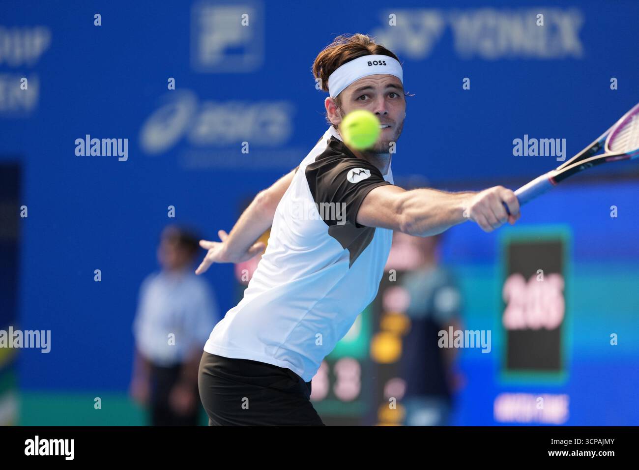 Tokyo, Japan. 25th September, 2025. Taylor Fritz of USA Beats Gabriel Diallo of canada 6-4 3-6 6 ...