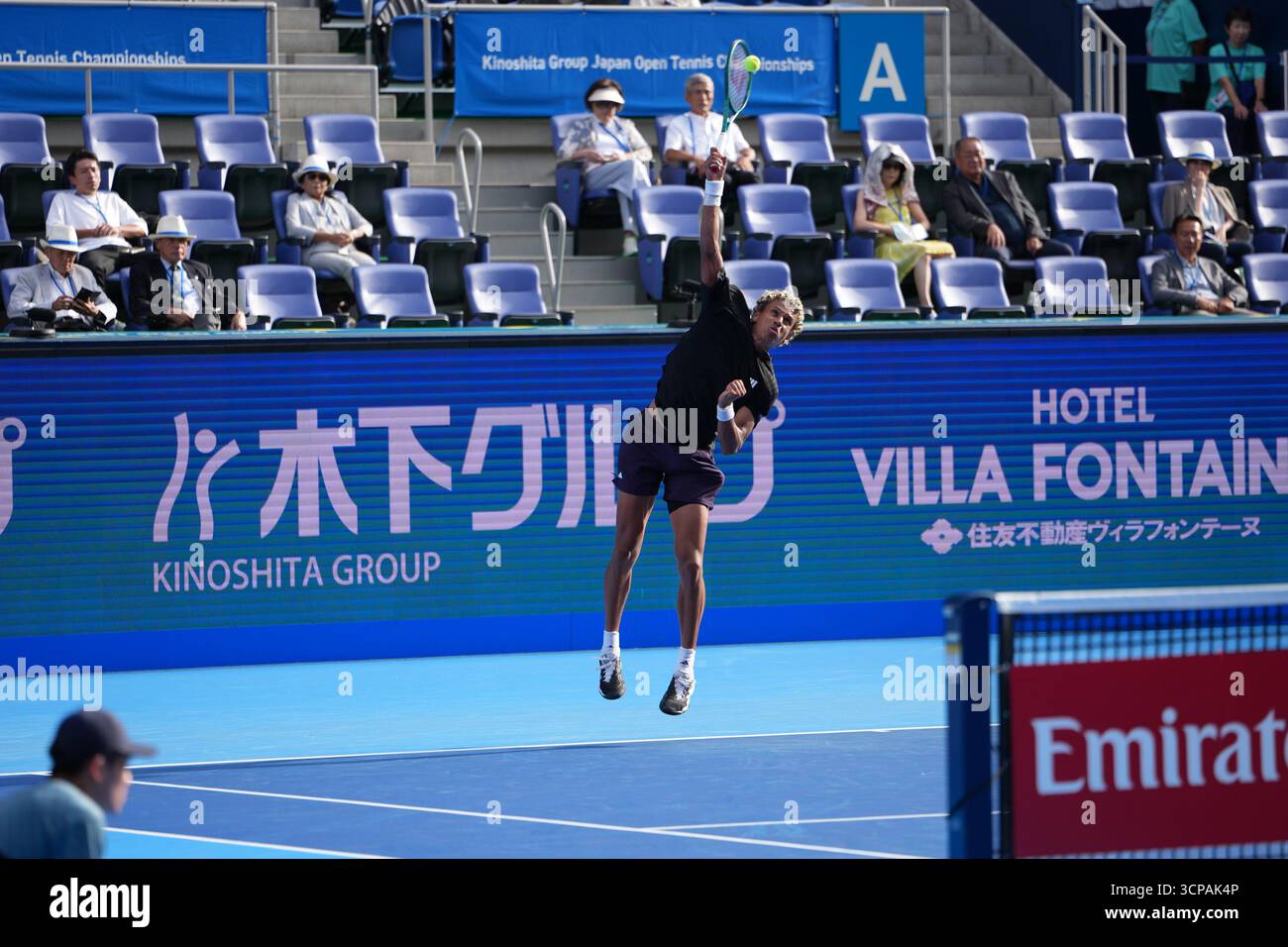 Tokyo, Japan. 25th September, 2025. Taylor Fritz of USA Beats Gabriel Diallo of canada 6-4 3-6 6 ...