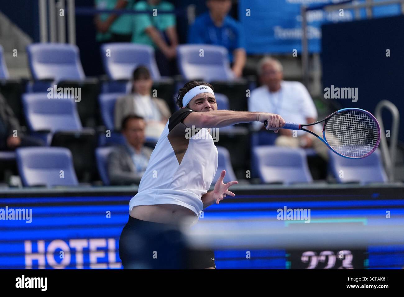 Tokyo, Japan. 25th September, 2025. Taylor Fritz of USA Beats Gabriel ...