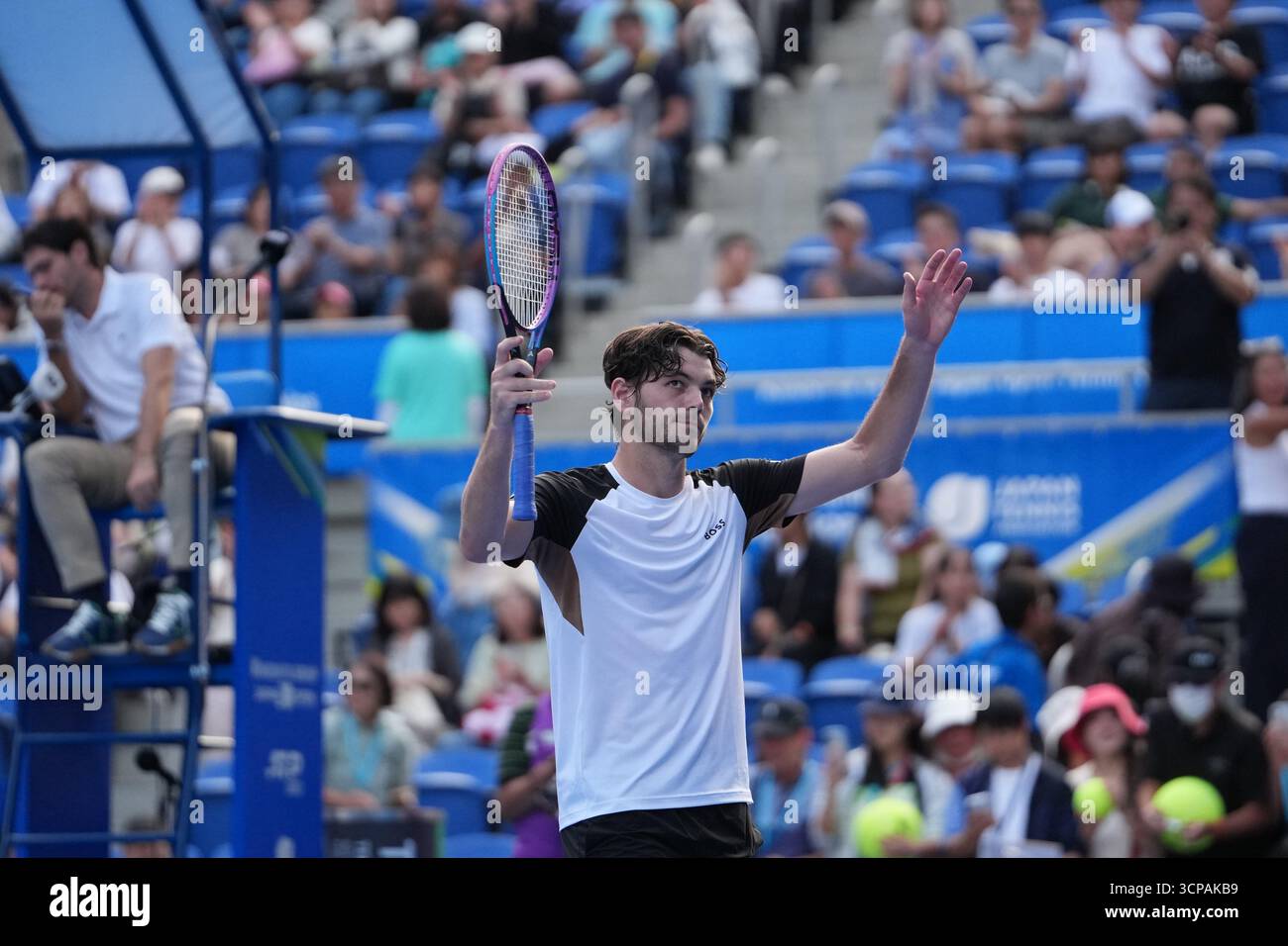 Tokyo, Japan. 25th September, 2025. Taylor Fritz of USA Beats Gabriel ...