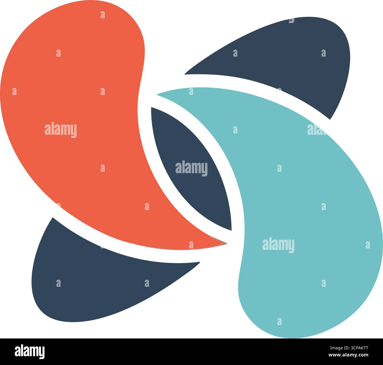 Vibrant blue elements interwoven hi-res stock photography and images ...