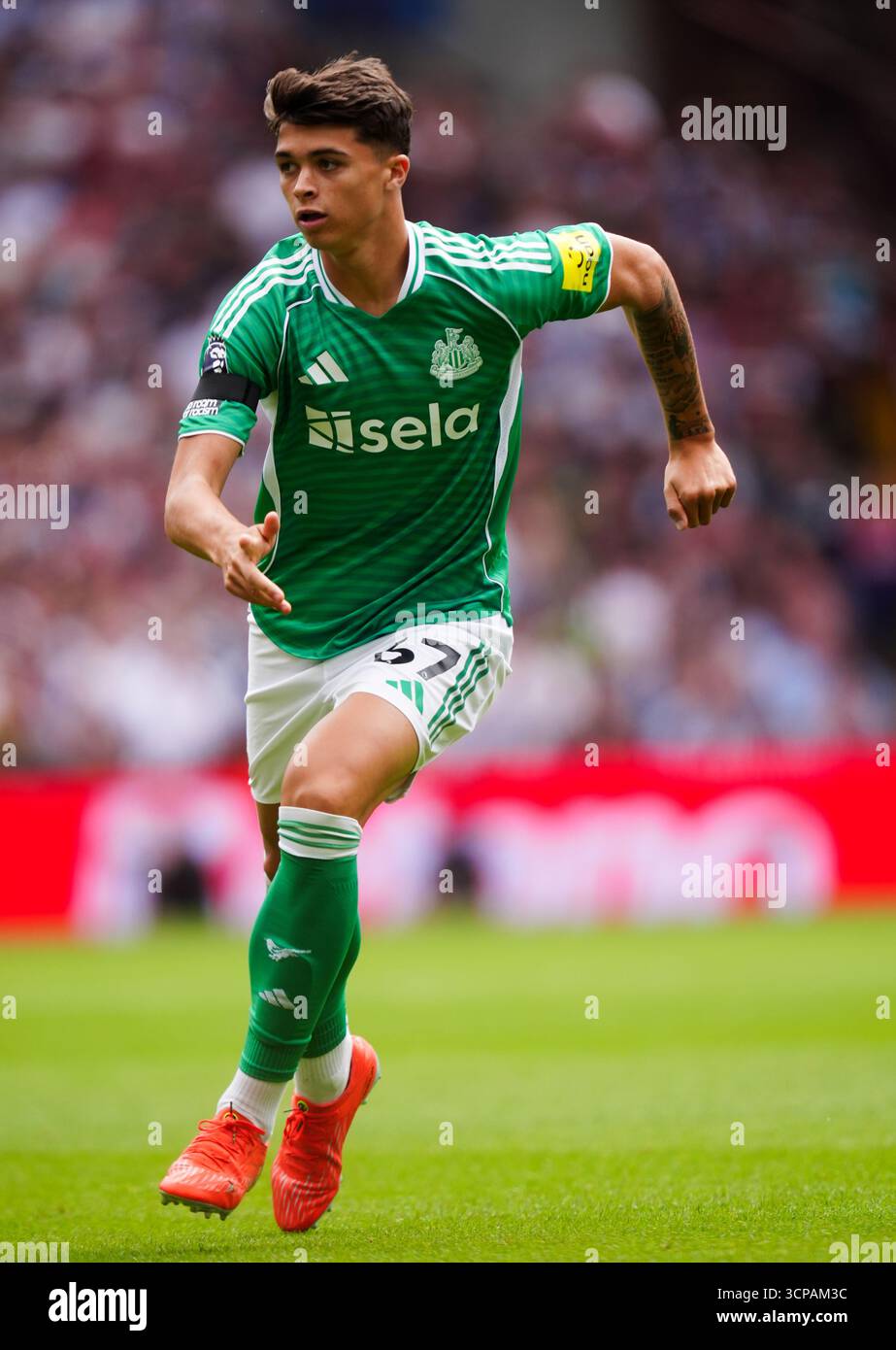 File photo dated 16-08-2025 of Newcastle United's Lewis Miley ...