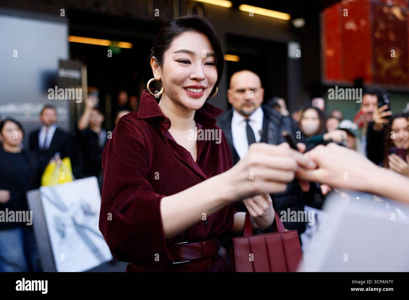 Peraya Malisorn (Faye) arrives to Max Mara fashion show during Milan's ...