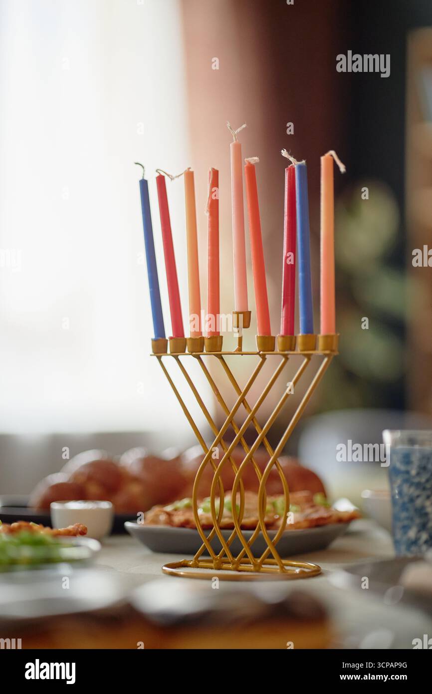 Golden glow hanukkah menorah hi-res stock photography and images - Alamy