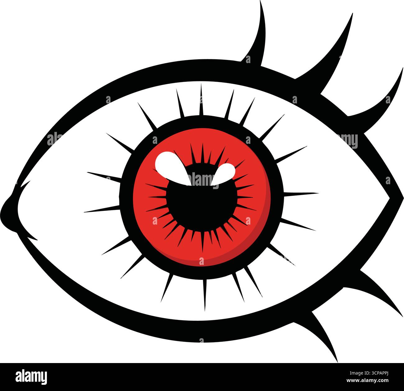 Sharp gaze focused Stock Vector Images - Alamy