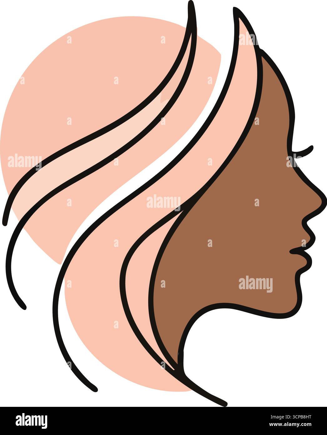 Side view woman in face Stock Vector Images - Alamy