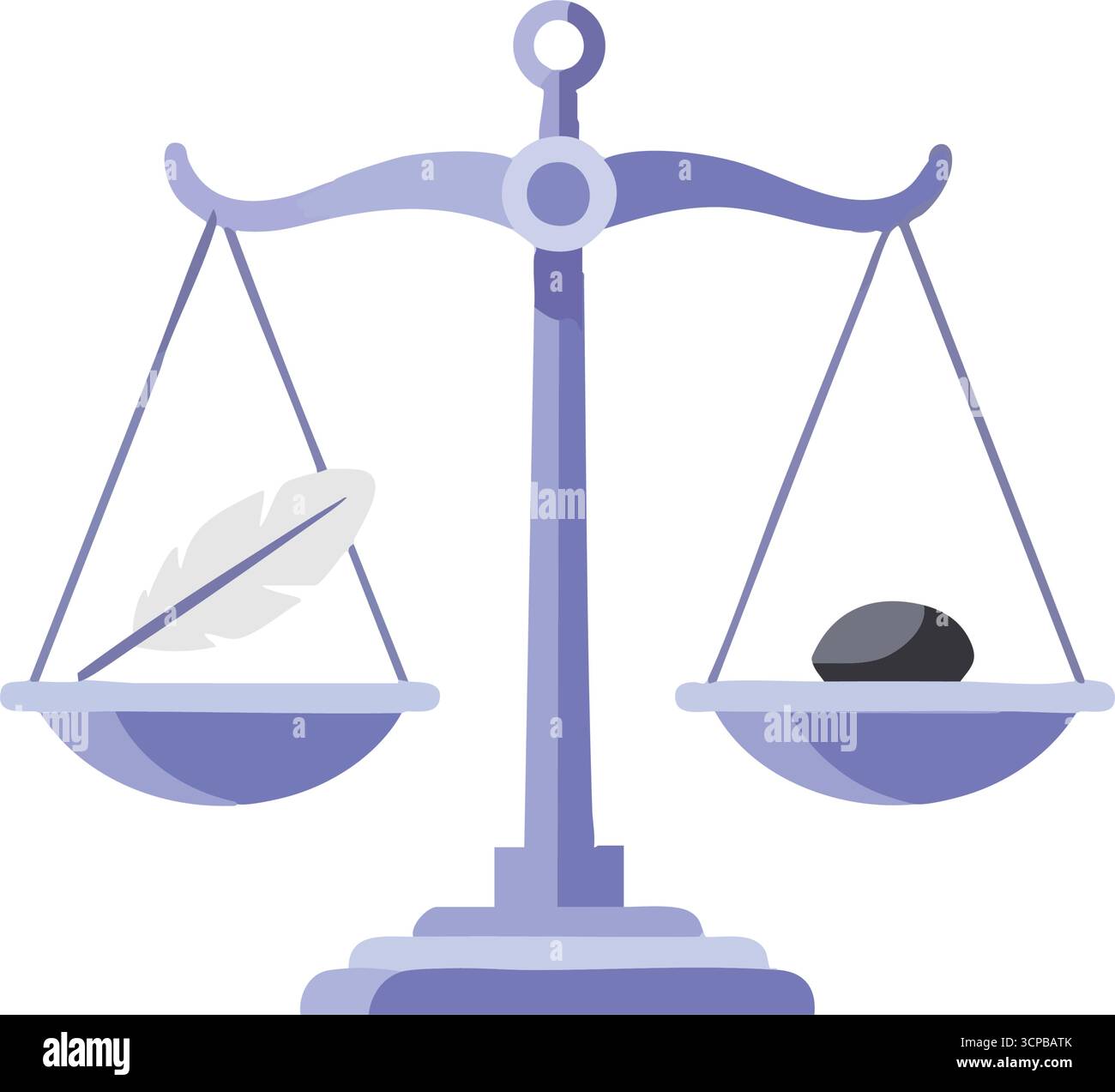 Balance scale rock Stock Vector Images - Alamy