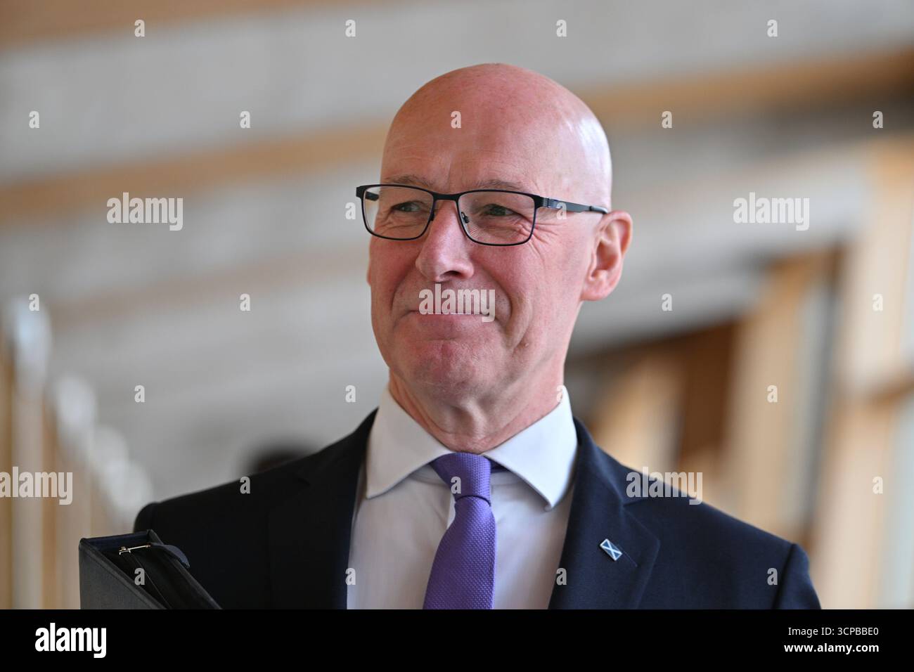 Edinburgh Scotland, UK 25 September 2025. First Minister John Swinney ...