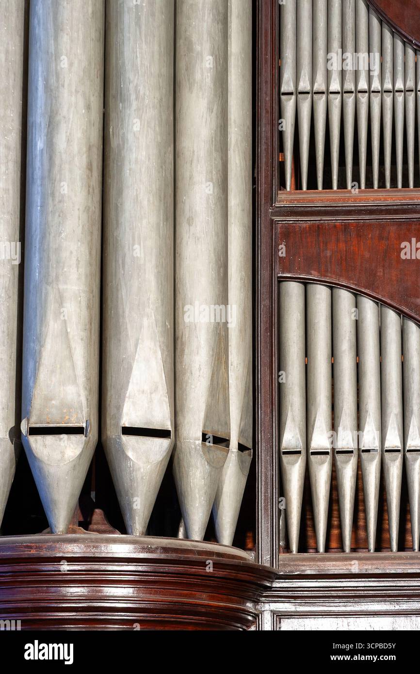 The historic wind pipe organ of San Agustin Church, a UNESCO World ...