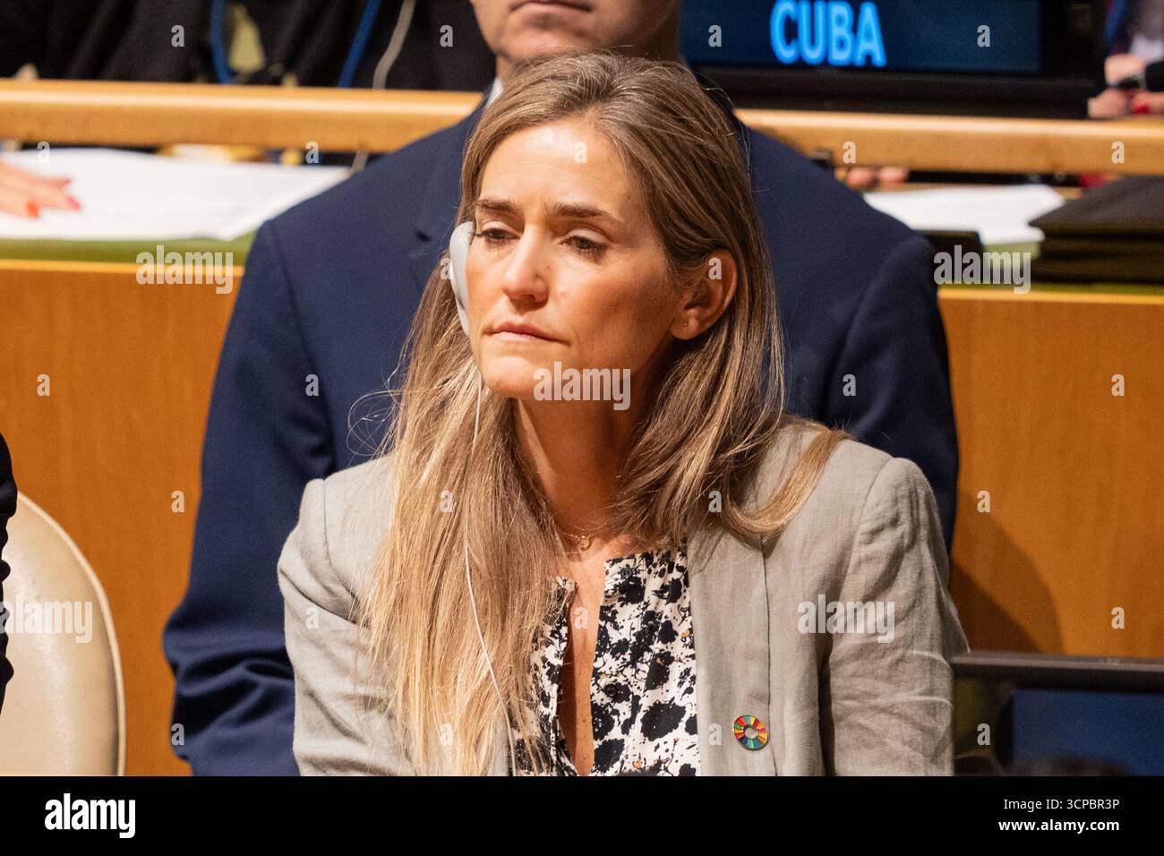 First Lady Olena Zelenska attends as President Volodymyr Zelenskyy ...