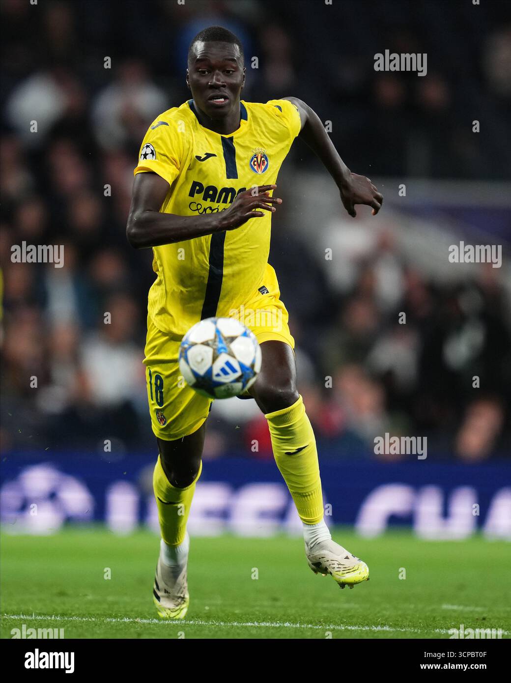 Pape Gueye of Villarreal CF during the UEFA Champions League match ...