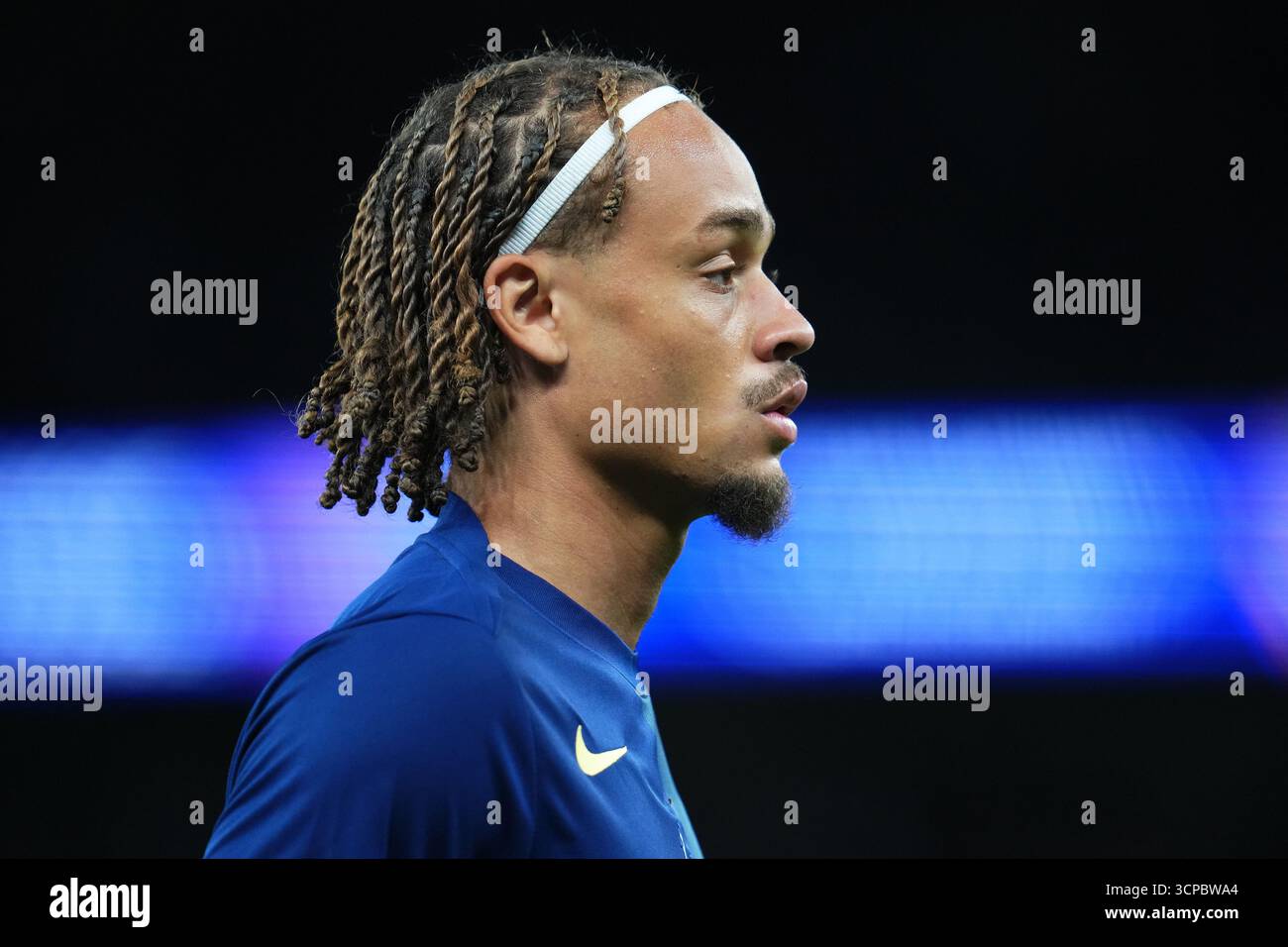 Xavi Simons of Tottenham Hotspur during the UEFA Champions League match ...