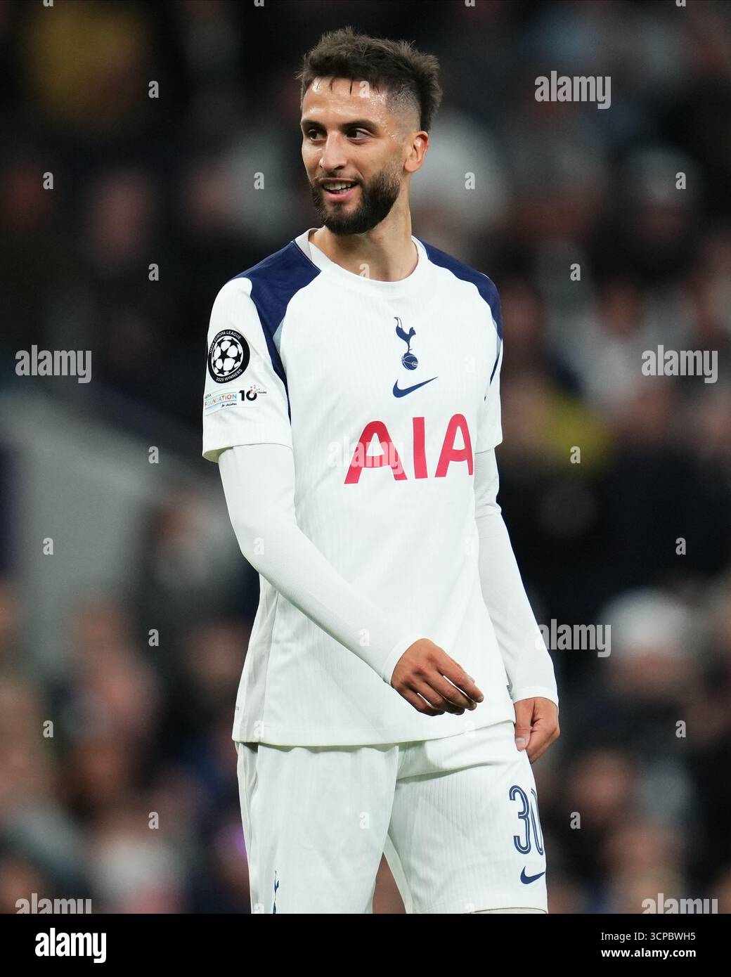 Rodrigo Betancur of Tottenham Hotspur during the UEFA Champions League ...