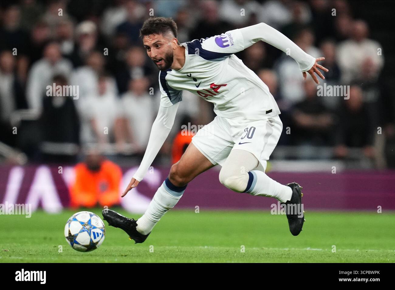 Rodrigo Betancur of Tottenham Hotspur during the UEFA Champions League ...