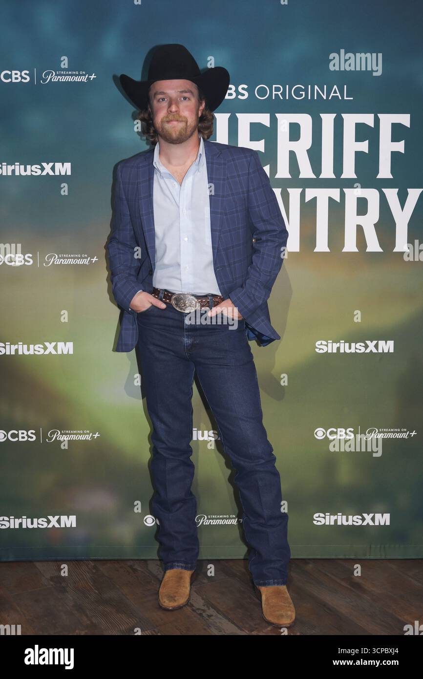 Jon Wood from CBS The Road series cast poses for the media during the ...