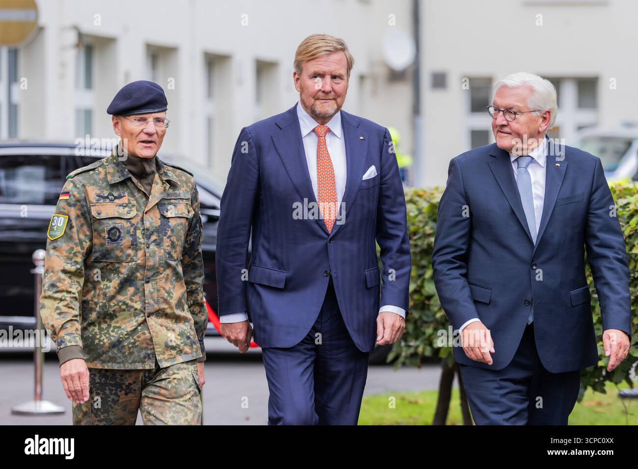 25 September 2025, North Rhine-Westphalia, Münster: Dutch King Willem ...
