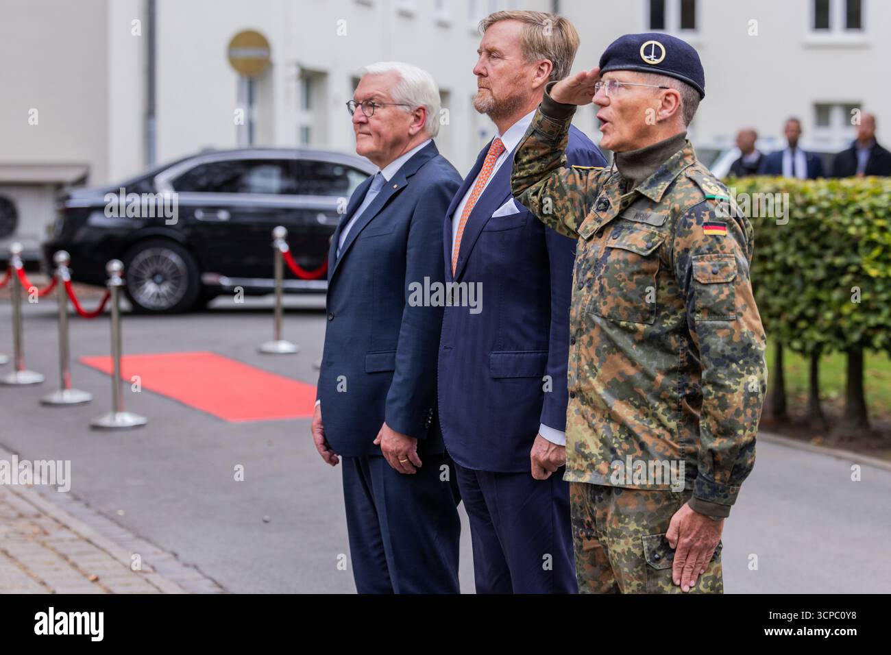 25 September 2025, North Rhine-Westphalia, Münster: Dutch King Willem ...