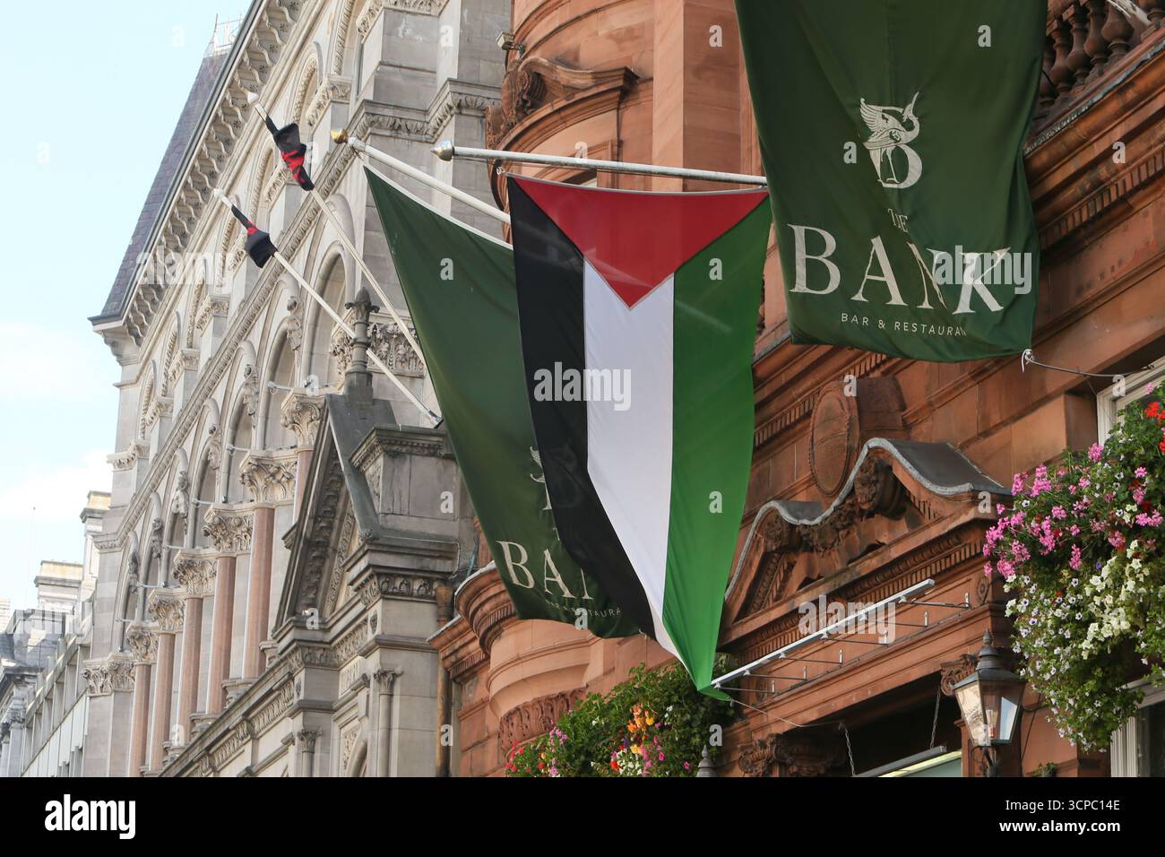 Ireland national flag hangs on hi-res stock photography and images - Alamy