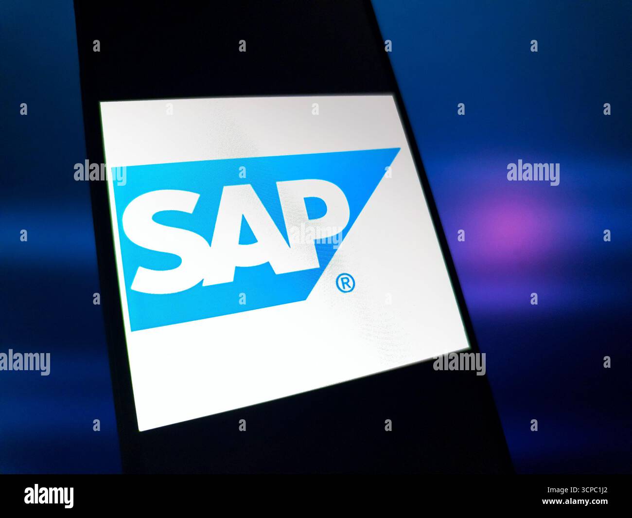SUQIAN, CHINA - SEPTEMBER 25, 2025 - An illustration photo shows SAP ...