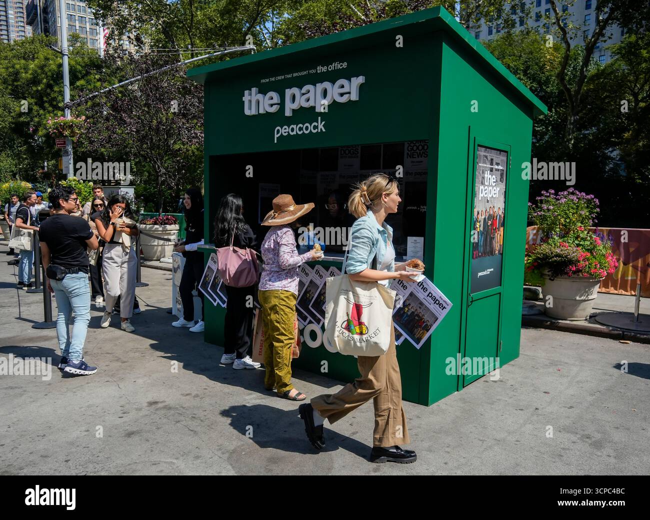 Brand activation for the Peacock streaming program “The Paper” in ...