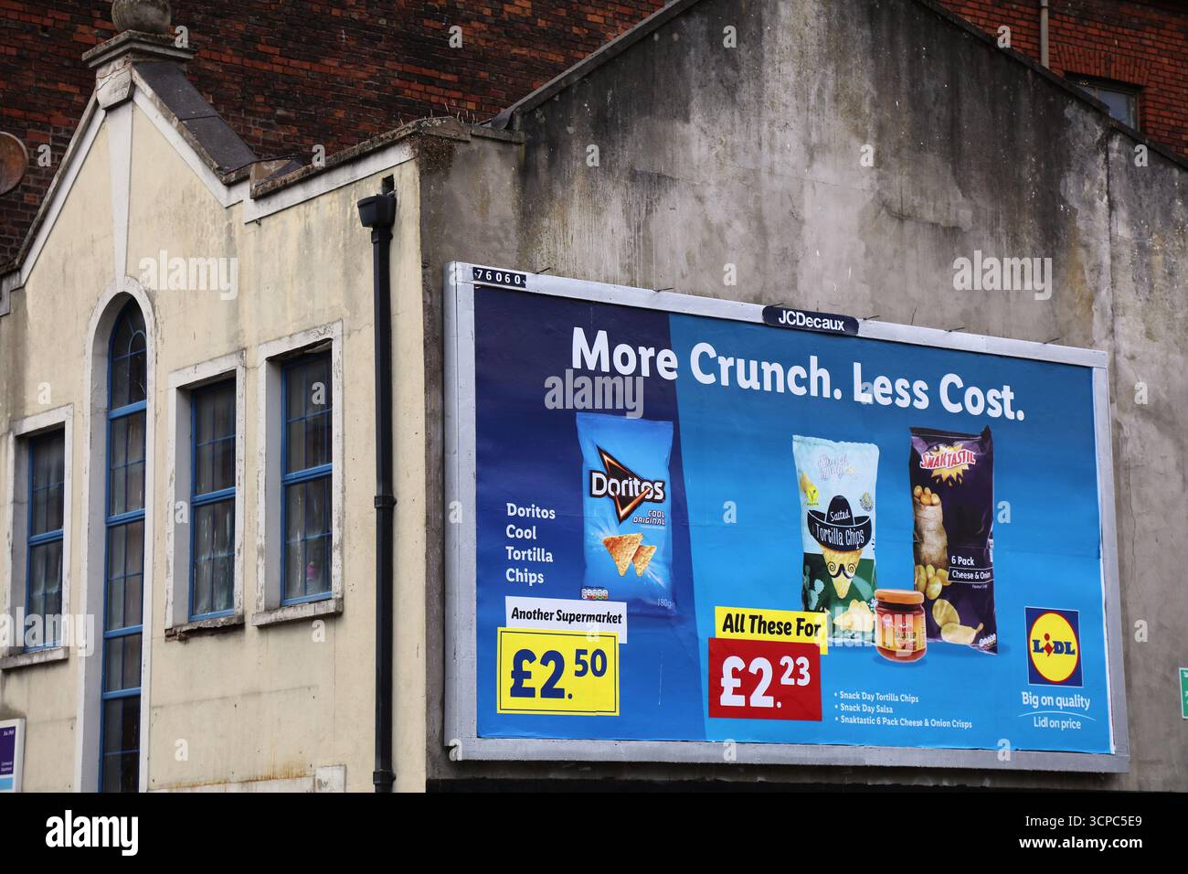 BELFAST, UK - JUNE 22, 2024: Billboard advertisement operated by ...