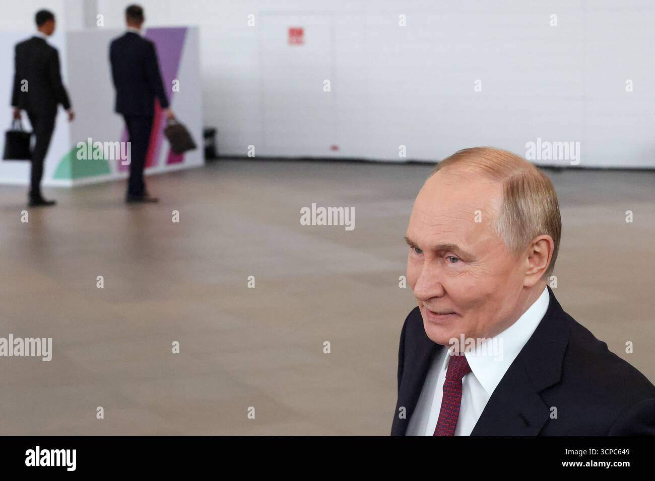 Russian President Vladimir Putin attends the World Atomic Week forum at ...