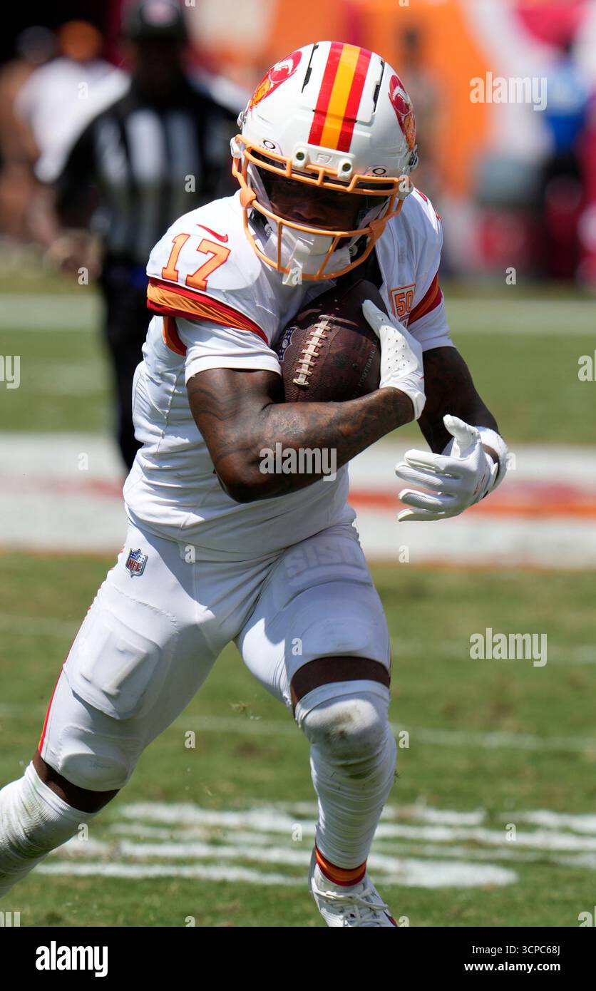 Tampa Bay Buccaneers wide receiver Sterling Shepard (17) against the ...