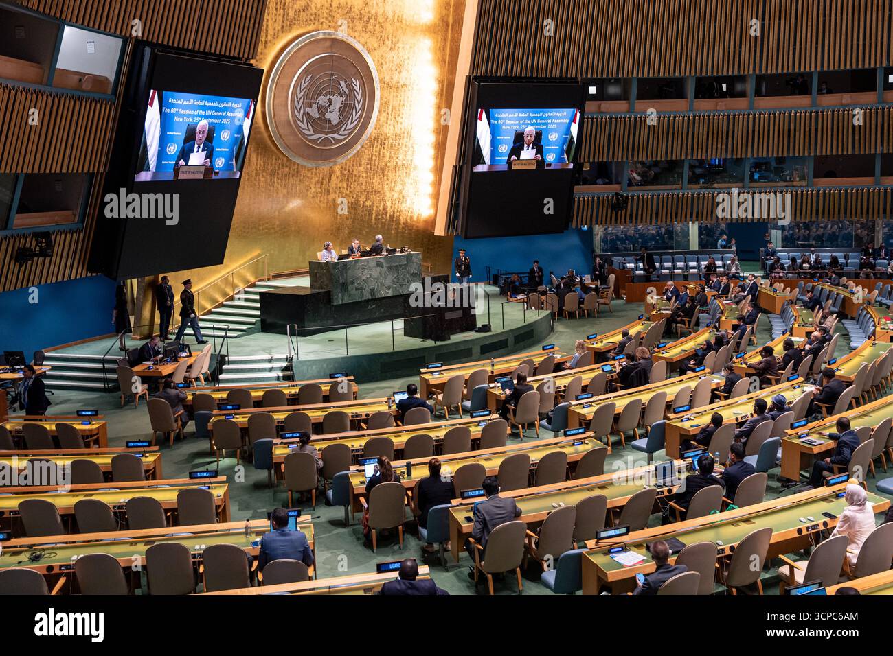 Palestinian President Mahmoud Abbas address the 80th session of the ...