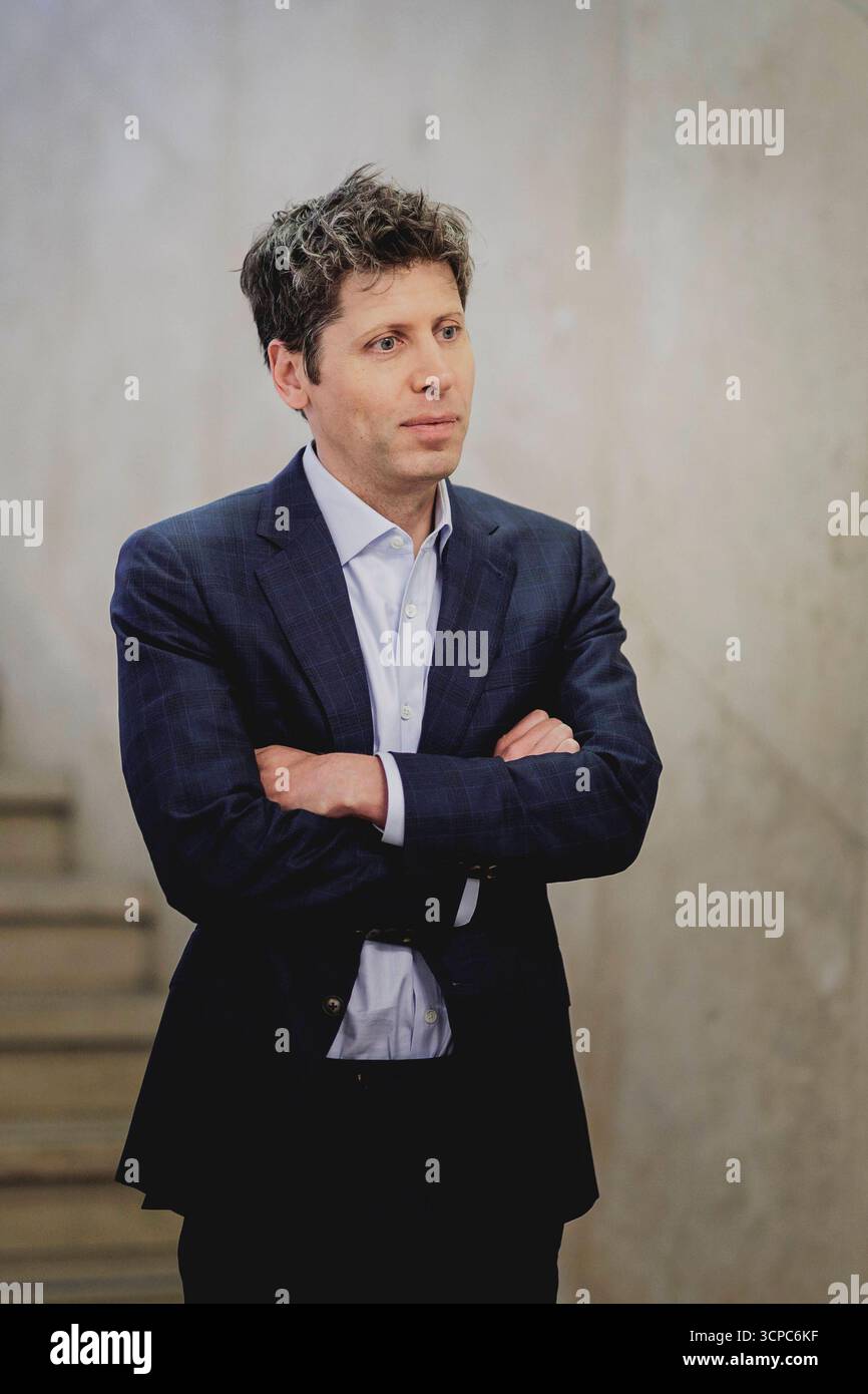 Sam Altman, CEO OpenAI, aufgenommen in Berlin, 25.09.2025. Berlin ...