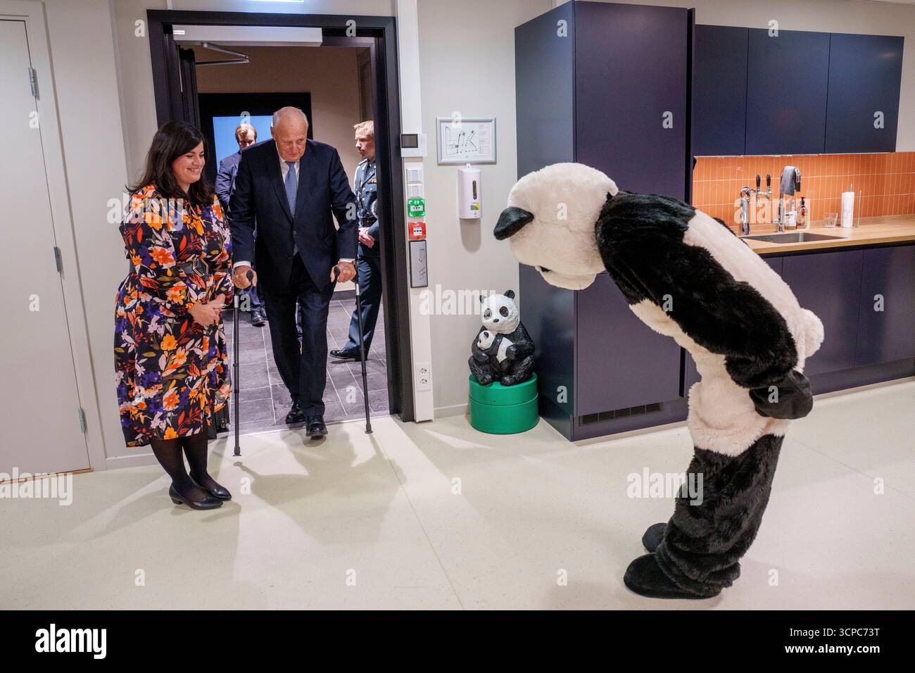 Oslo 20250925. King Harald visits WWF World Wildlife Fund in connection ...