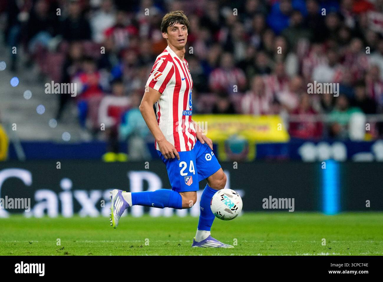 Robin Le Normand of Atletico de Madrid during the La Liga EA Sports ...