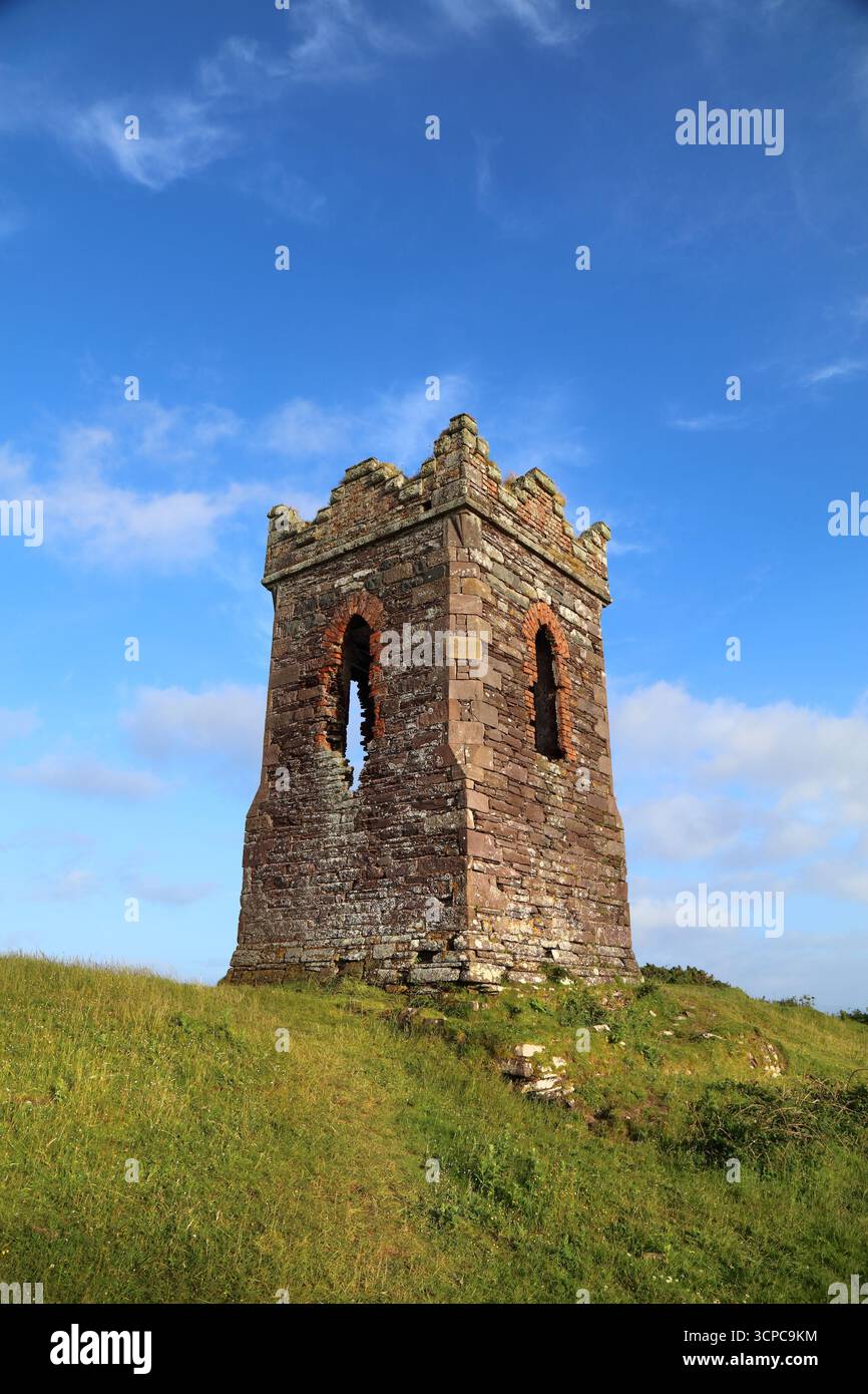 Hussey's Folly tower in Dingle in County Kerry, Ireland. It is one of ...