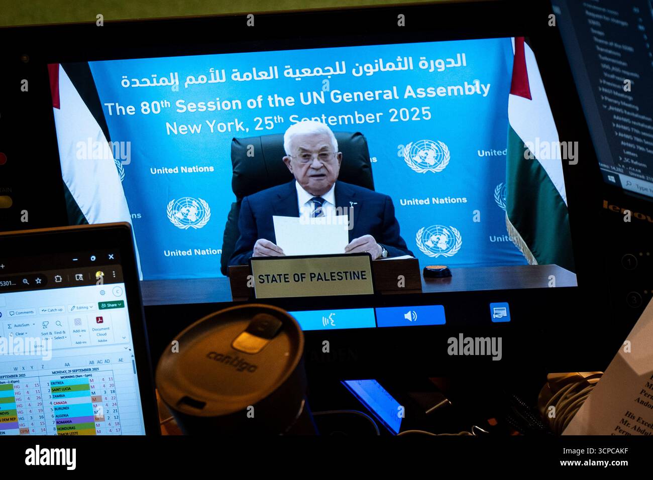 Palestinian President Mahmoud Abbas addresses the 80th session of the ...