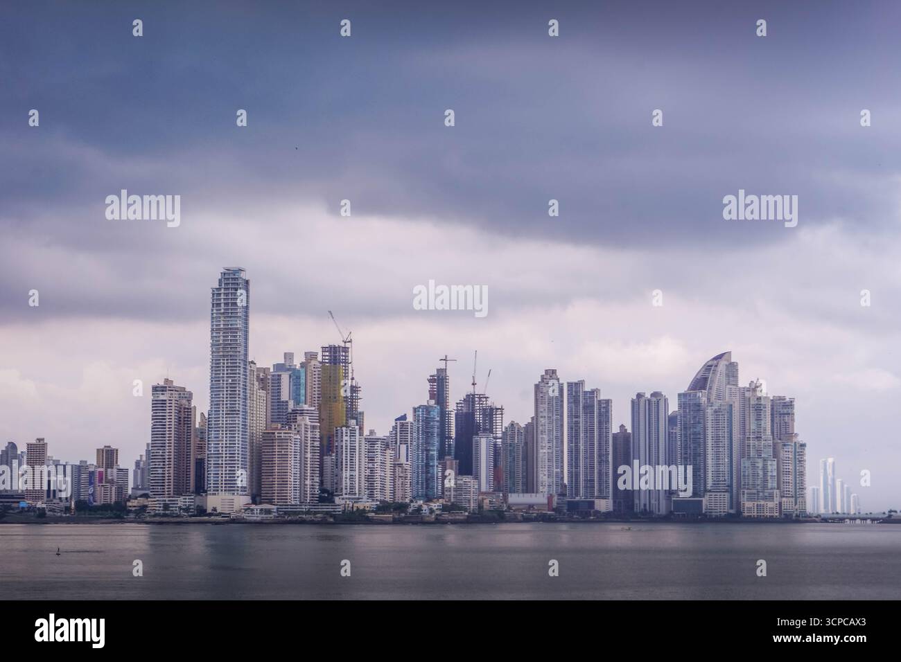 Panama City skyline showcases modern skyscrapers in the capital of ...