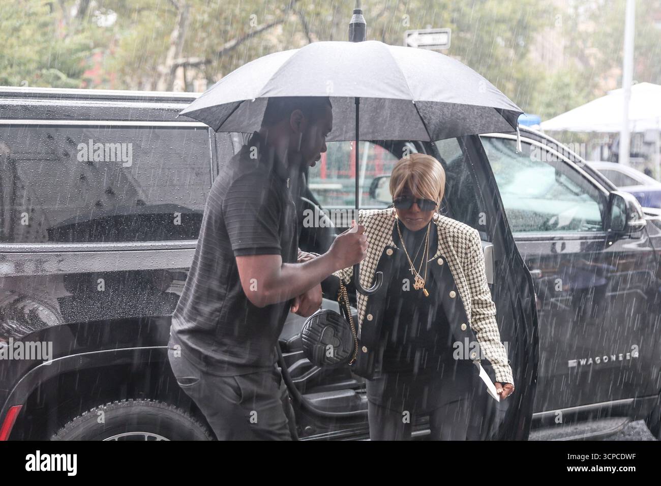 Janice Combs, mother of Sean "Diddy" Combs, arrives outside of ...