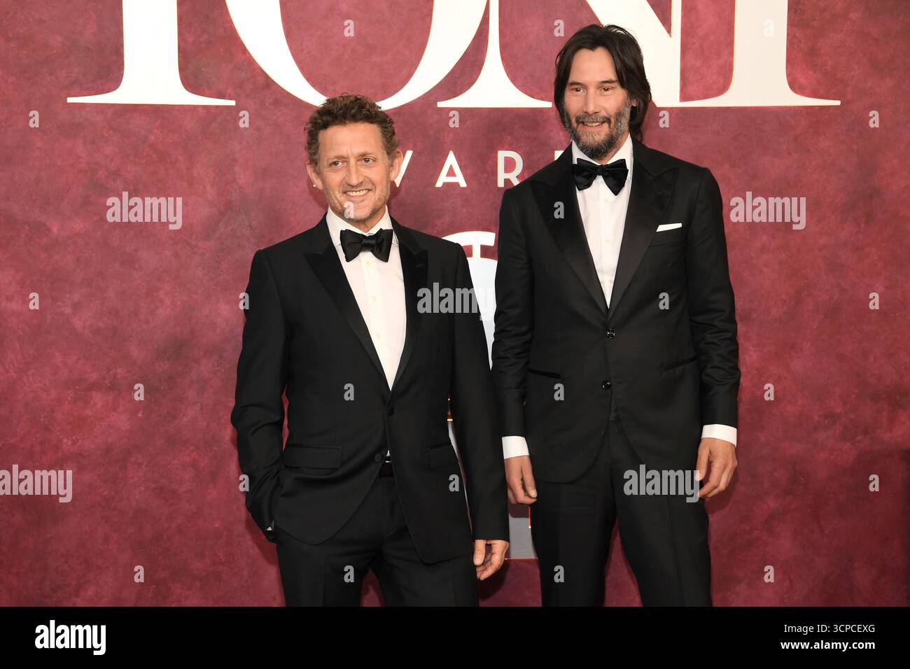 FILE - Alex Winter, left, and Keanu Reeves arrive at the 78th Tony ...