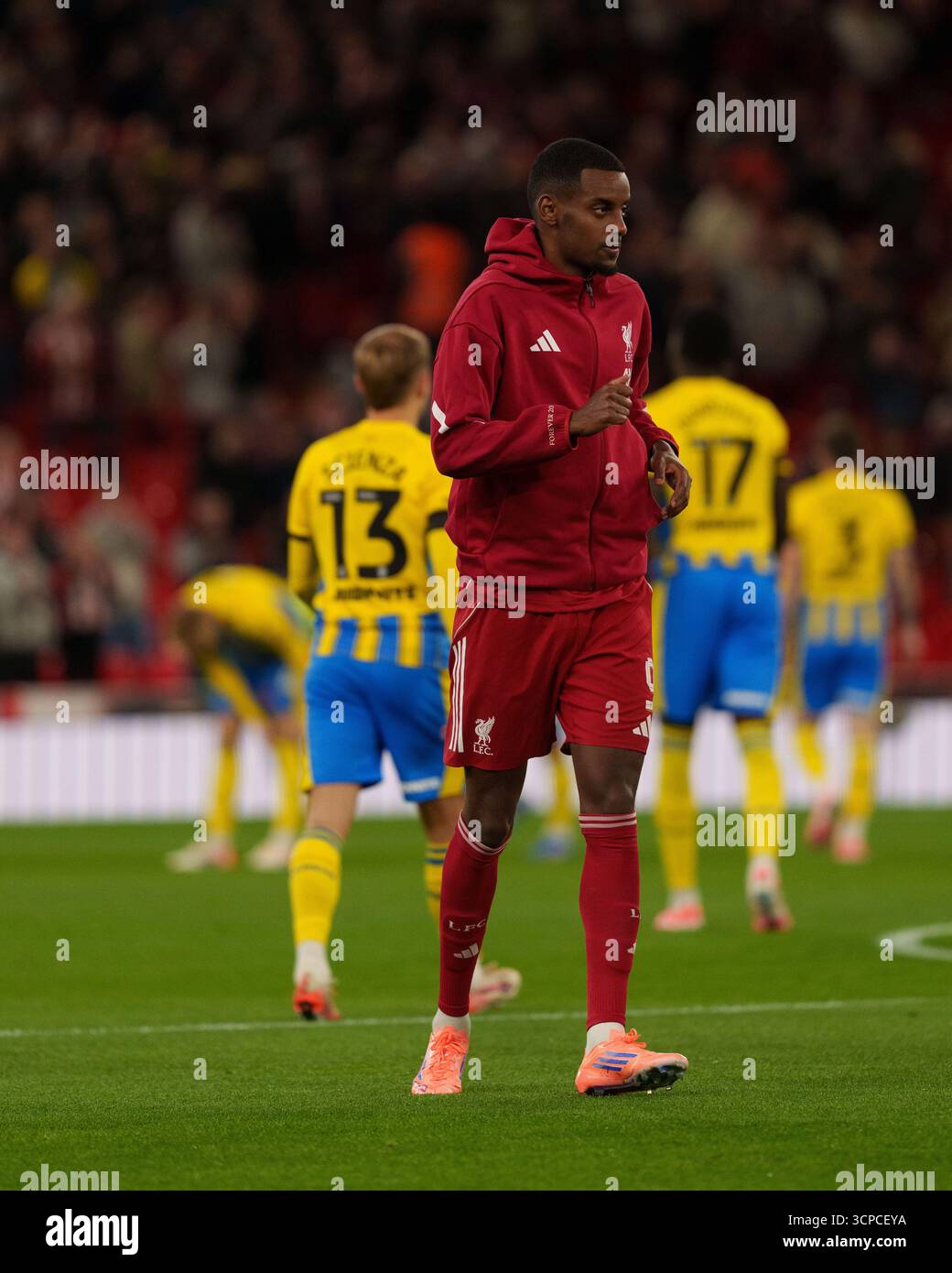 Alexander Isaak of Liverpool is seen during the Carabao Cup Third Round ...