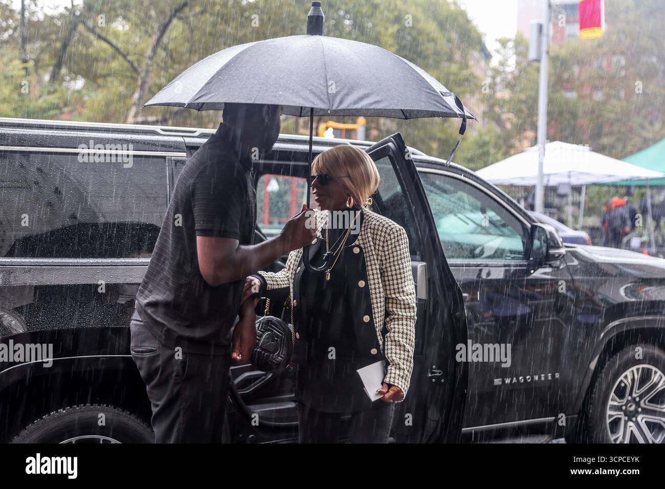 Janice Combs, mother of Sean "Diddy" Combs, arrives outside of Manhattan federal court for his ...