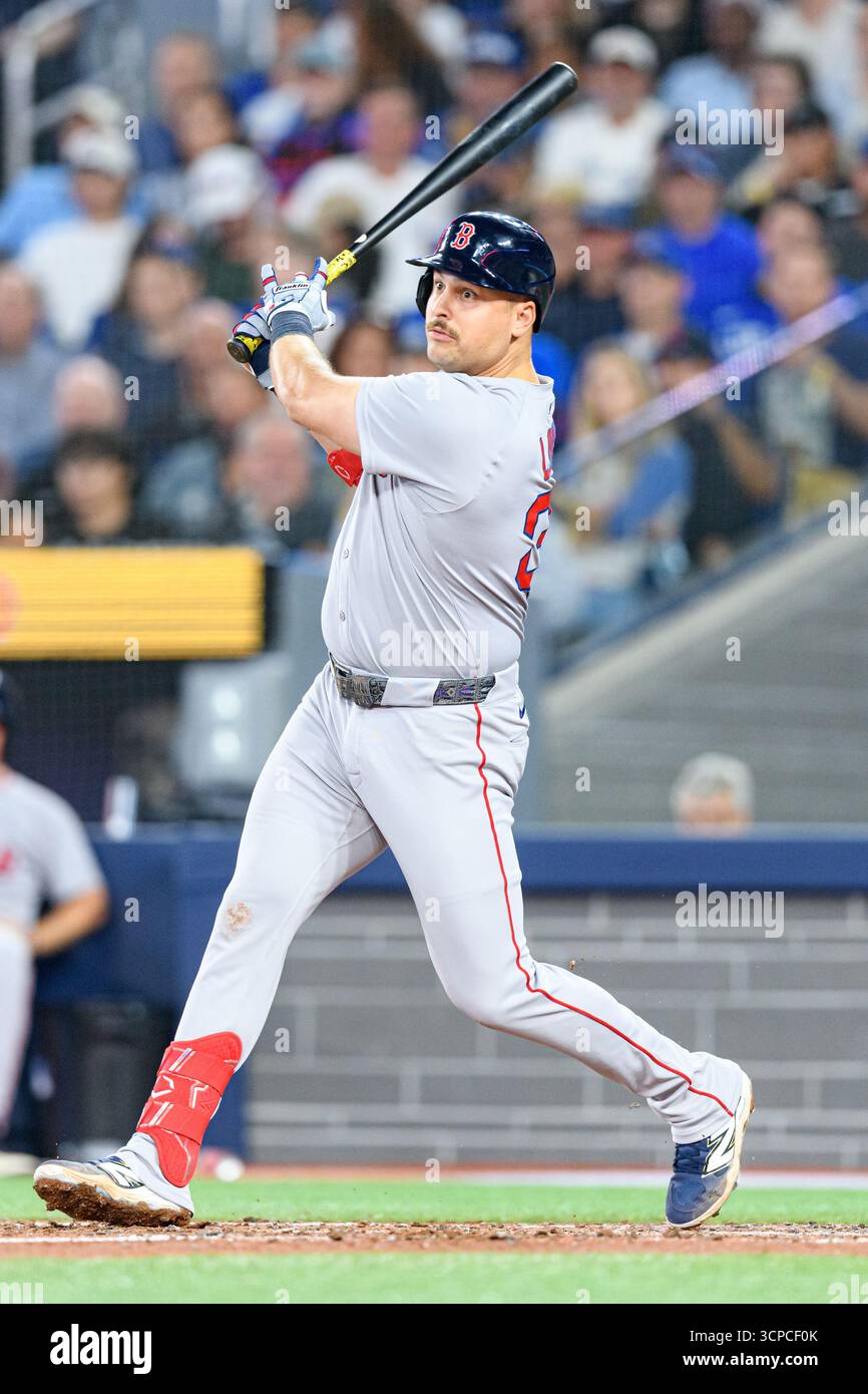 TORONTO, ON - SEPTEMBER 24: Boston Red Sox Infielder Nathaniel Lowe (37 ...