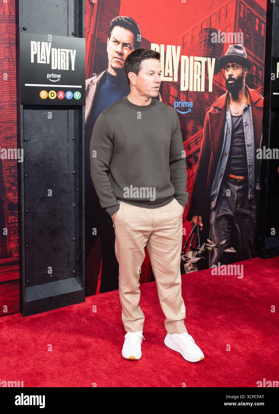 Mark Wahlberg attends Amazon Prime Video MGM Studios 'Play Dirty' world ...
